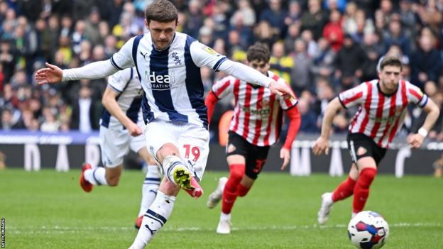 West Brom 1-2 Sunderland - Baggies beaten by play-off rivals with ...