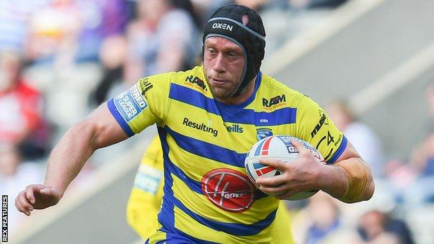Chris Hill: Huddersfield sign Warrington's England prop Chris Hill on a ...