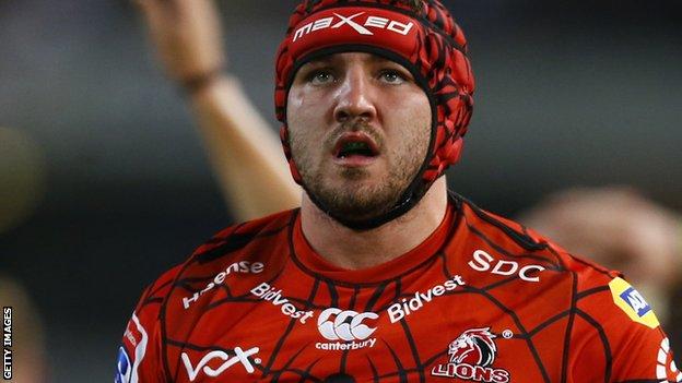 Cyle Brink: Leicester Tigers sign Lions back-row for 2020-21 - BBC Sport
