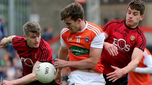 Ulster SFC: Armagh edge out Down in dramatic Newry quarter-final - BBC ...