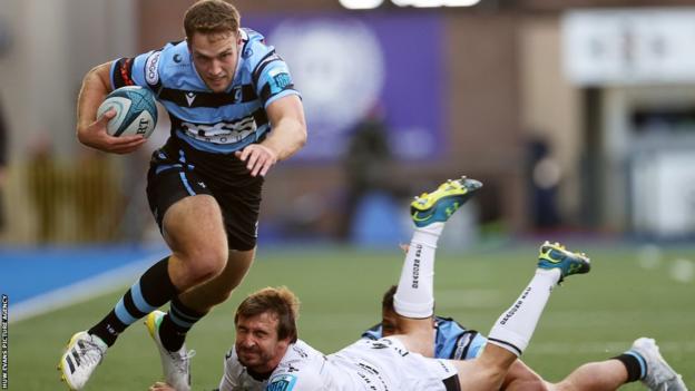 Max Llewellyn: Cardiff centre out for up to three months with ankle ...