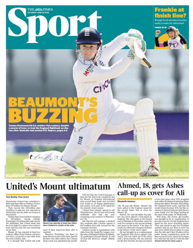 Saturday's back pages - BBC Sport