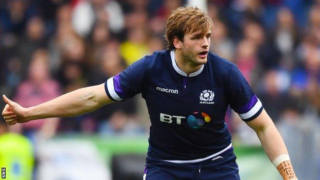Scotland's Richie Gray ruled out of squad for summer tour - BBC Sport