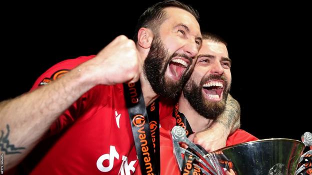 Wrexham promoted back to Football League as Paul Mullin scores twice ...