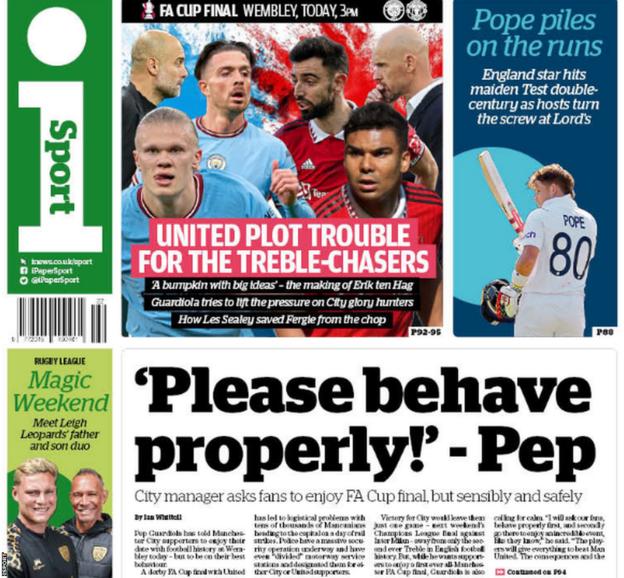 Saturday's newspapers - BBC Sport