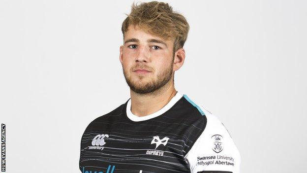 Lock Will Griffiths earns first senior Ospreys deal - BBC Sport