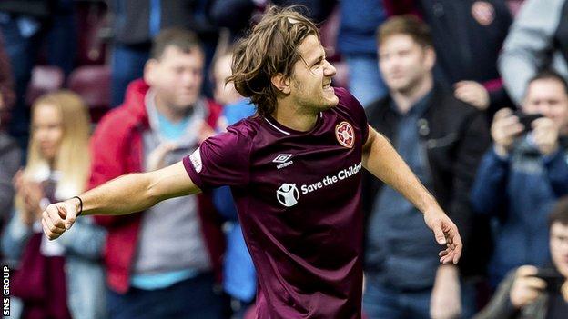 Peter Haring: Hearts midfielder commits to new terms at Tynecastle ...