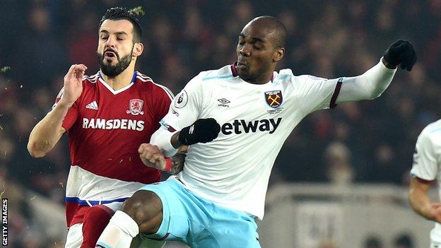 Angelo Ogbonna: West Ham defender to miss rest of season - BBC Sport