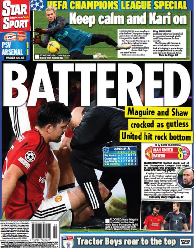 Wednesday's back pages - BBC Sport