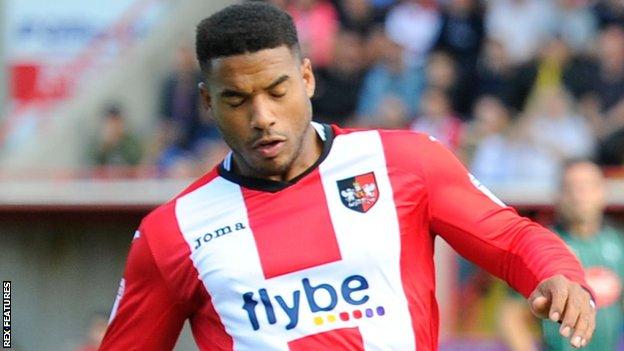 Reuben Reid: Big Exeter City win was coming, says striker - BBC Sport