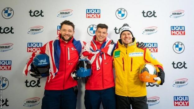 Skeleton World Cup: Matt Weston and Marcus Wyatt win overall silver and ...