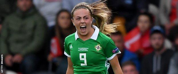 Simone Magill: Everton and NI striker revelling in Toffees 'buzz' - BBC ...