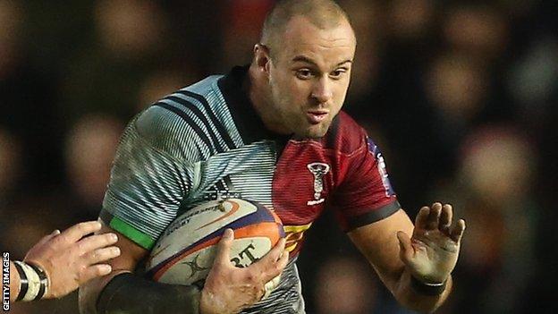 Ross Chisholm: Harlequins back agrees new contract - BBC Sport
