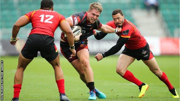 Tyler Morgan: Dragons hopeful on Wales centre's return for Blues derby ...