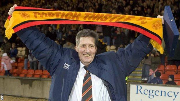 John Lambie: Partick Thistle's North Stand renamed after late former ...