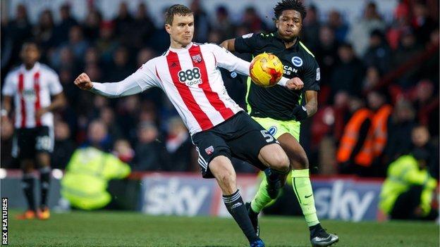 Andreas Bjelland: Brentford defender gets Denmark call-up - BBC Sport
