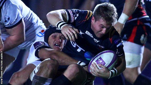 Tyler Morgan: Dragons hopeful centre will make quick return - BBC Sport