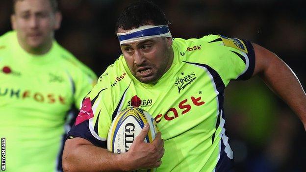 Kieran Longbottom: Saracens sign Sale Sharks prop - BBC Sport