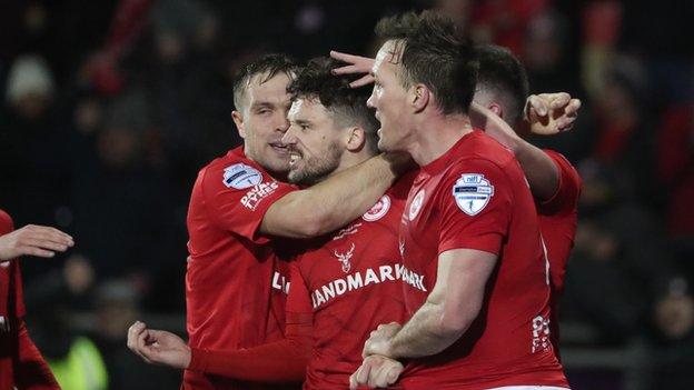 Tomas Cosgrove: No regrets for Larne's Shield hero after dropping down ...