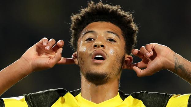 Jadon Sancho: England Under-19 forward signs Borussia Dortmund deal ...