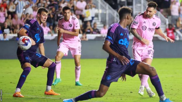 Lionel Messi: Inter Miami forward scores his eighth goal in five games ...
