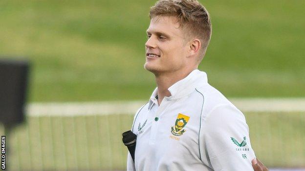 County Championship: Ryan Rickelton scores century for Northants ...