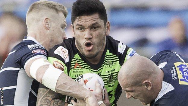 Widnes Vikings: Adam Tangata joins on two-year deal from Halifax - BBC ...