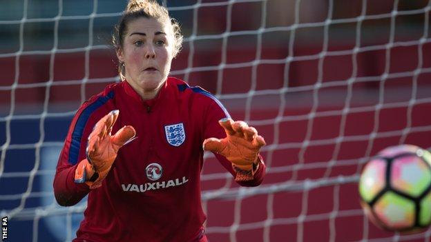 Mary Earps: Wolfsburg sign England and Reading goalkeeper - BBC Sport