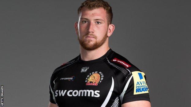 Exeter Chiefs prop Jake Woolmore signs for Jersey on emergency loan ...