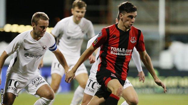 Jamie Glackin: Coleraine sign Crusaders midfielder on a two-and-a-half ...