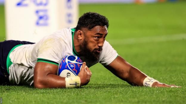 Ireland 59-16 Tonga: Winners 'not happy' despite eight-try win - Bundee ...