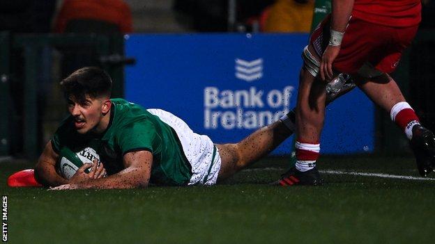 U20 Six Nations: Ireland 53-5 Wales - BBC Sport