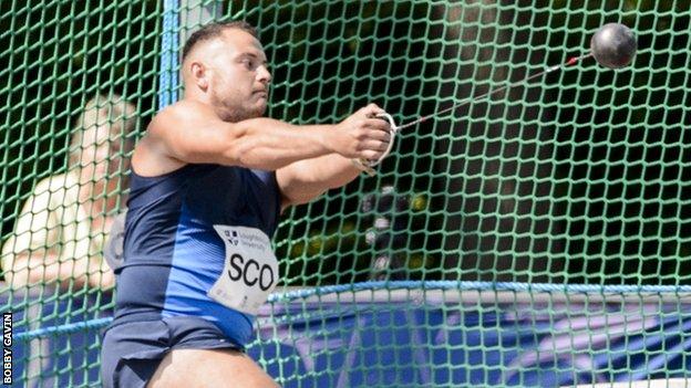 Mark Dry: Hammer thrower back in Scottish vest after 28-month ban - BBC ...