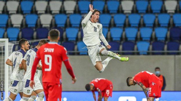 Dusan Vlahovic: Who is Juventus's new £58m striker? - BBC Sport