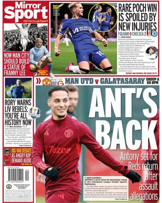 Tuesday's back pages - BBC Sport