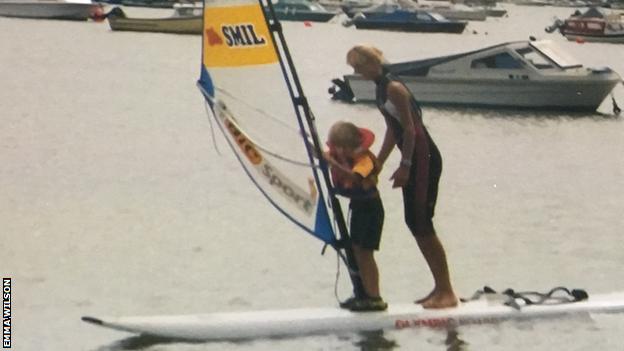 Emma Wilson: GB windsurfer on following in two-time Olympian mother's ...