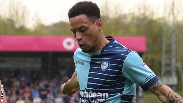 Nathan Tyson: Wycombe striker agrees new contract to the summer of 2019 ...