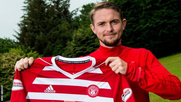 Hamilton Accies sign defender Johnny Hunt from Stevenage - BBC Sport