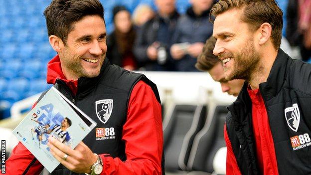 AFC Bournemouth: Captain Simon Francis and vice-captain Andrew Surman ...