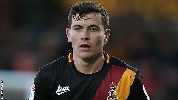 Josh Cullen: West Ham United midfielder extends Bradford City loan ...