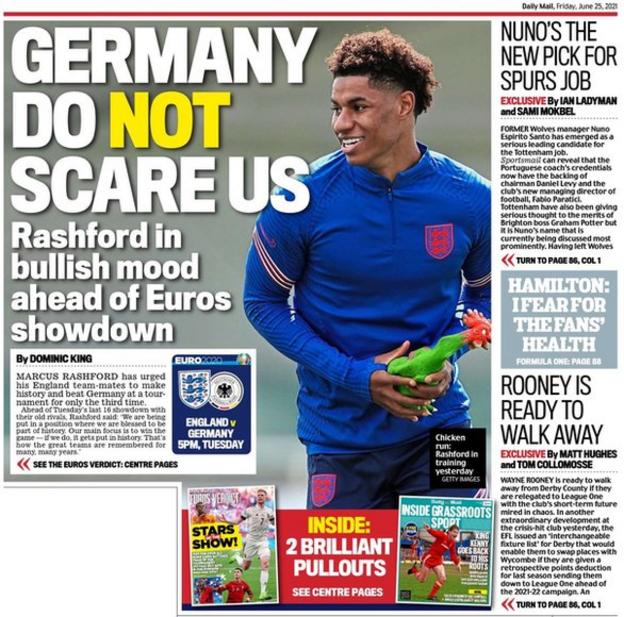 Friday's back pages - BBC Sport