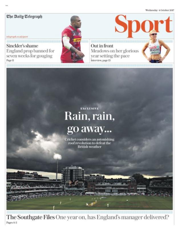 Newspaper back pages - BBC Sport