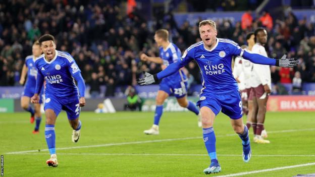 Jamie Vardy: Leicester City grateful for 'top' striker - James Justin - BBC Sport