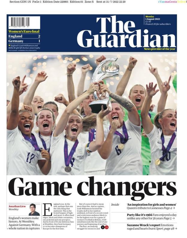 Monday's front and back pages - BBC Sport