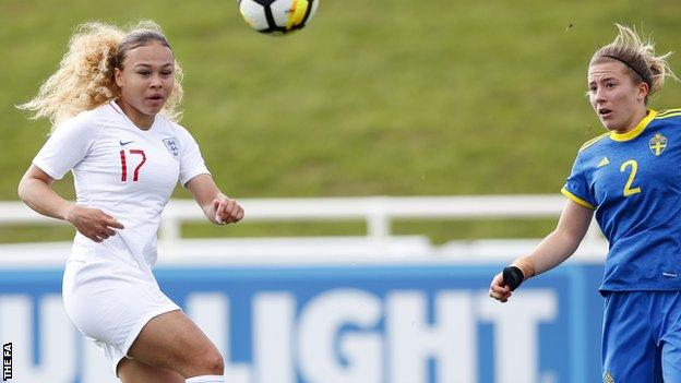 Ebony Salmon: Ex-Manchester United Women striker joins Bristol City ...