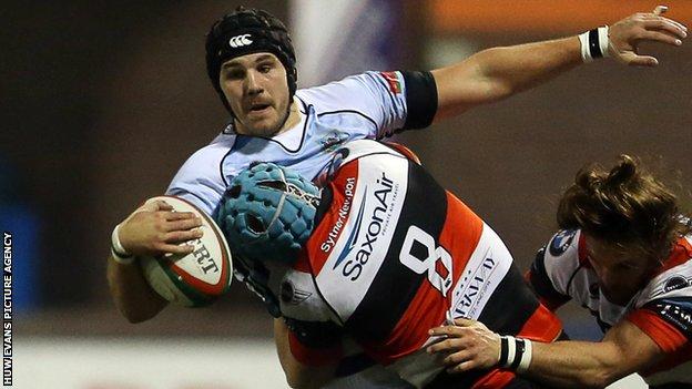 James Sheekey: Dragons sign back-rower from Cardiff RFC - BBC Sport