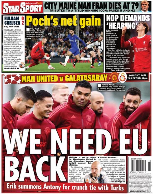 Tuesday's back pages - BBC Sport