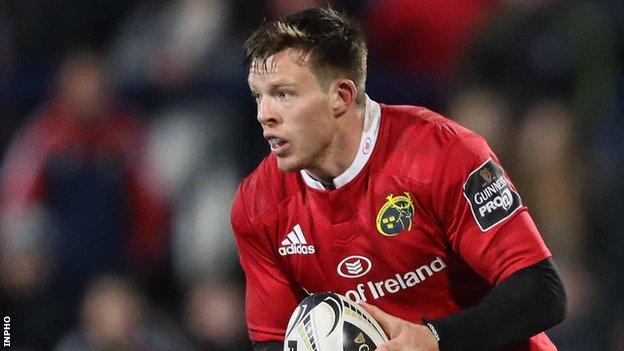 Munster fly-half Johnny Holland forced to retire because of a hamstring ...