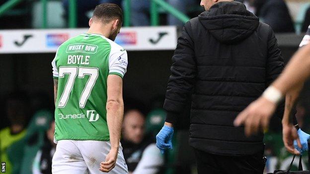 Hibernian: Martin Boyle should be okay for World Cup despite injury - Lee Johnson - BBC Sport