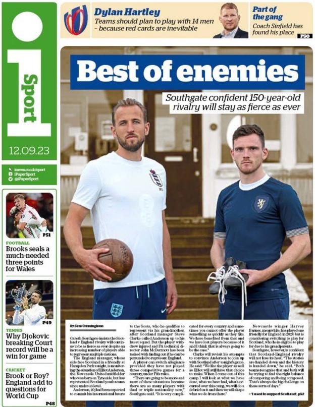 Tuesday's back pages - BBC Sport